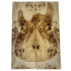 Poplar Burl Guitar Wood Drop Tops Get it now - Exotic Wood Zone ...