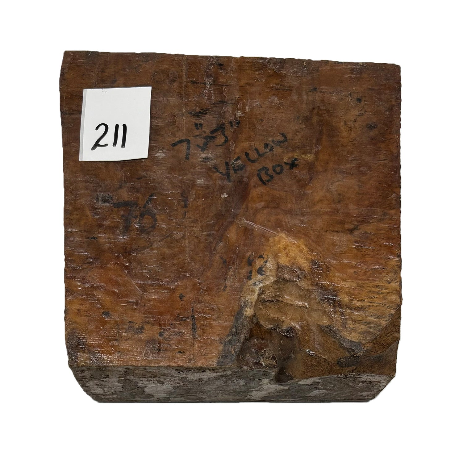 Australian Yellow Box Burl Wood Bowl Blank, 7" x 7" x 3" | #211 ...