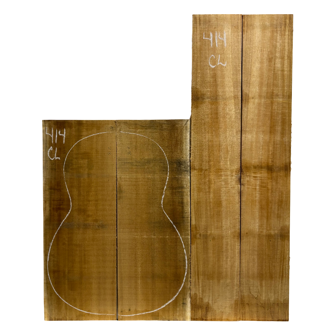 Golden Acacia Classical Guitar Back & Side Set #414 – Exotic Wood Zone
