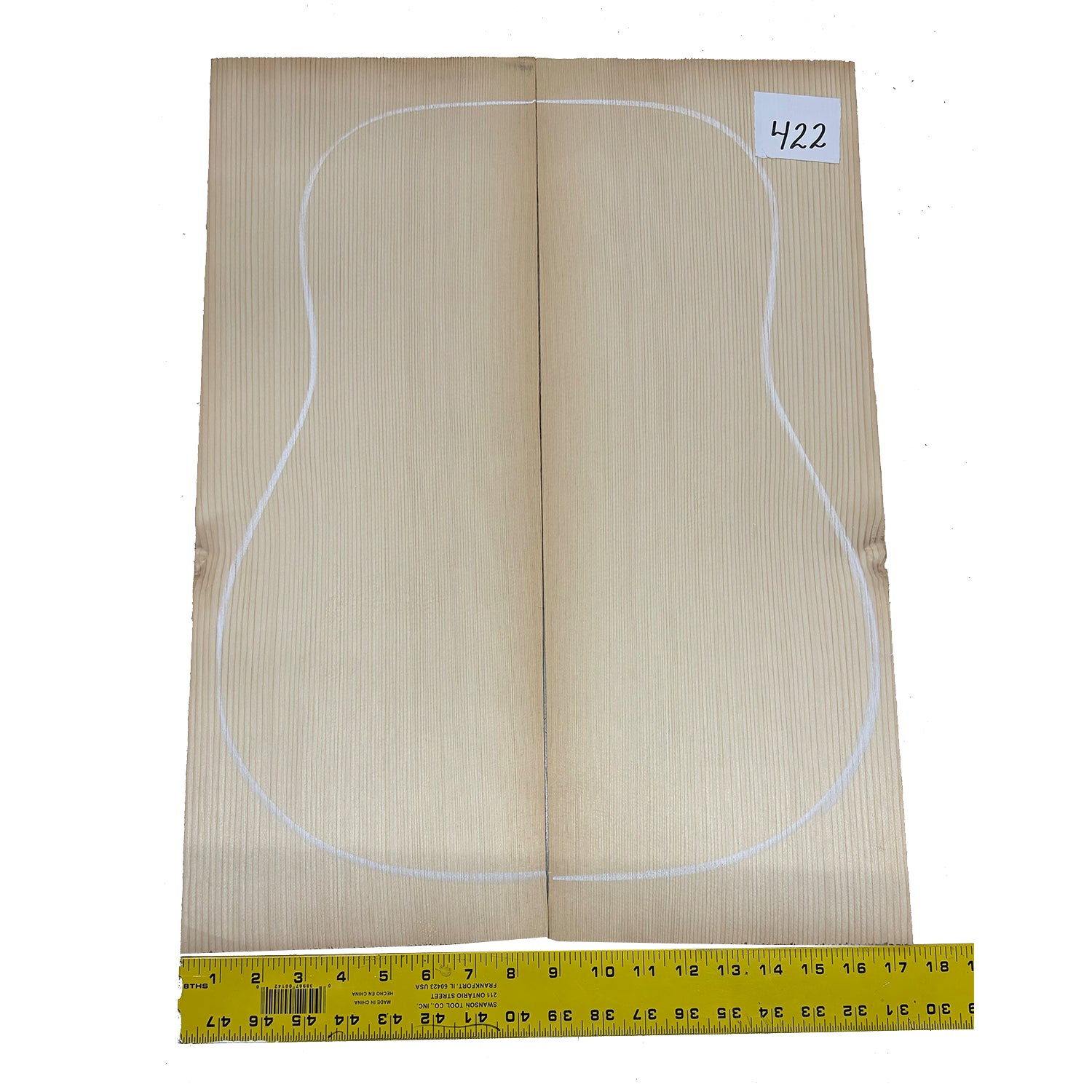 German Spruce Bookmatched Dreadnought Guitar Tops #422 – Exotic Wood Zone