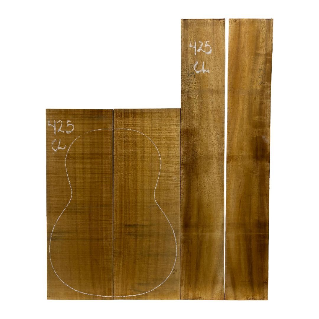 Golden Acacia Classical Guitar Back & Side Set #425 – Exotic Wood Zone