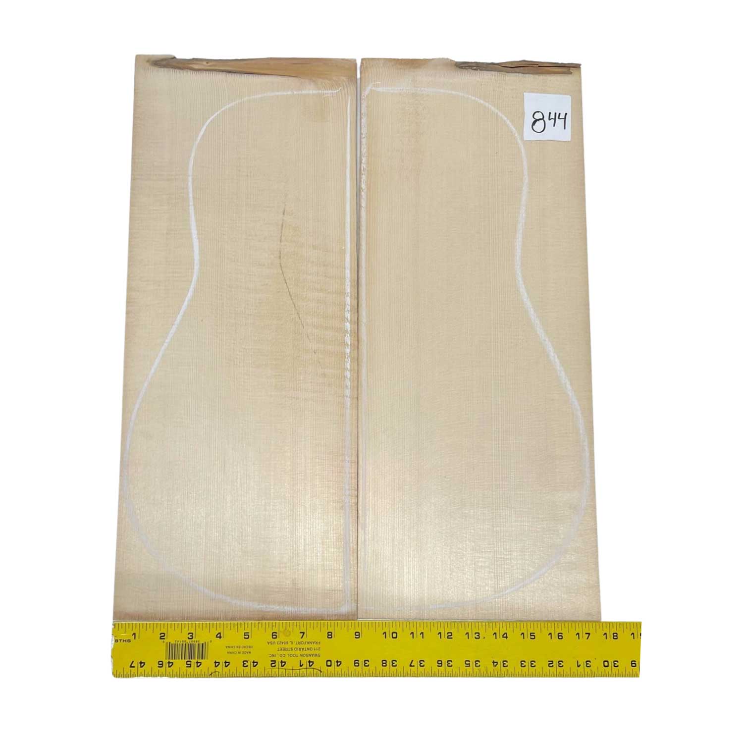 German Spruce Bookmatched Dreadnought Guitar Tops #844 – Exotic Wood Zone