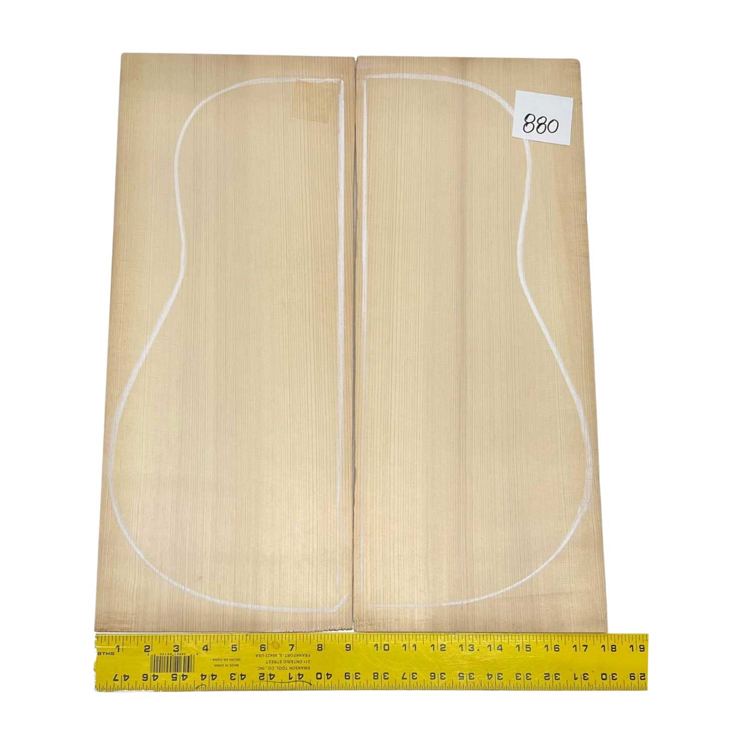 German Spruce Bookmatched Dreadnought Guitar Tops #880 – Exotic Wood Zone