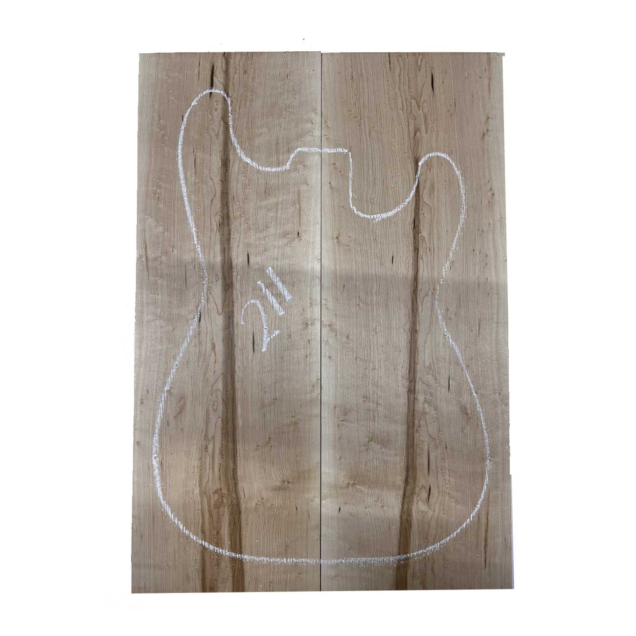 Birds Eye Maple Bookmatched Guitar Drop Tops 21"x 7-1/4"x 3/8" #211 ...