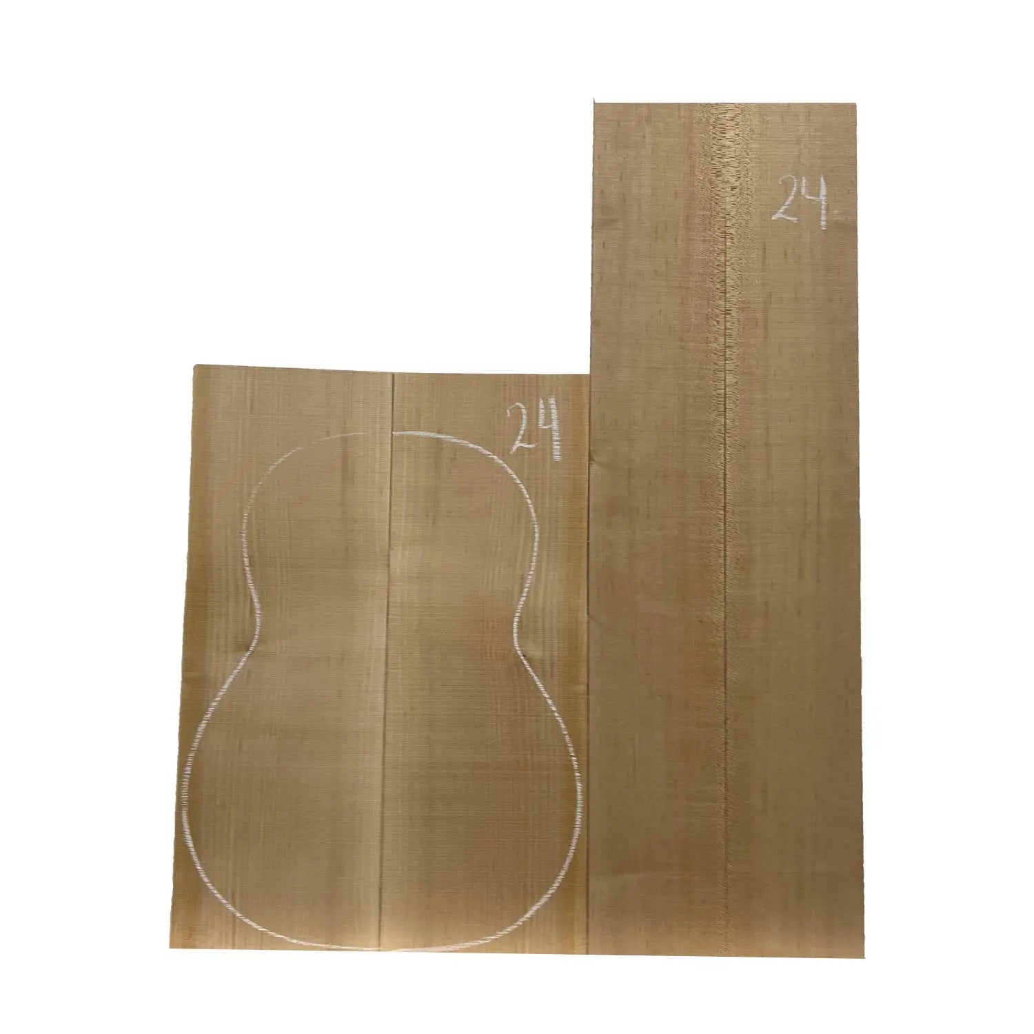 Flame Hard Maple Classical Guitar Back and Side Set #24 - Exotic Wood ...