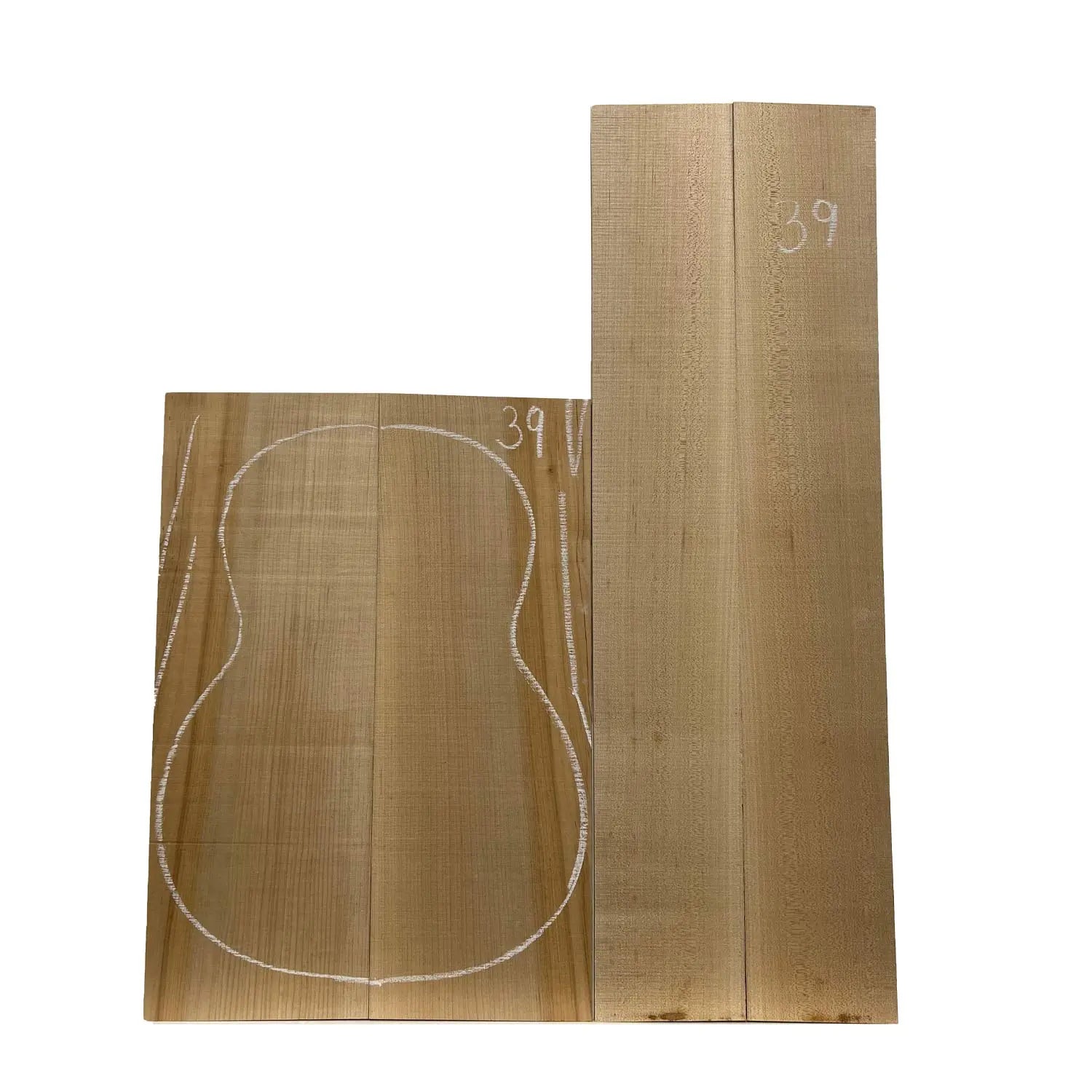 Flame Hard Maple Classical Guitar Back and Side Set #39 - Exotic Wood ...