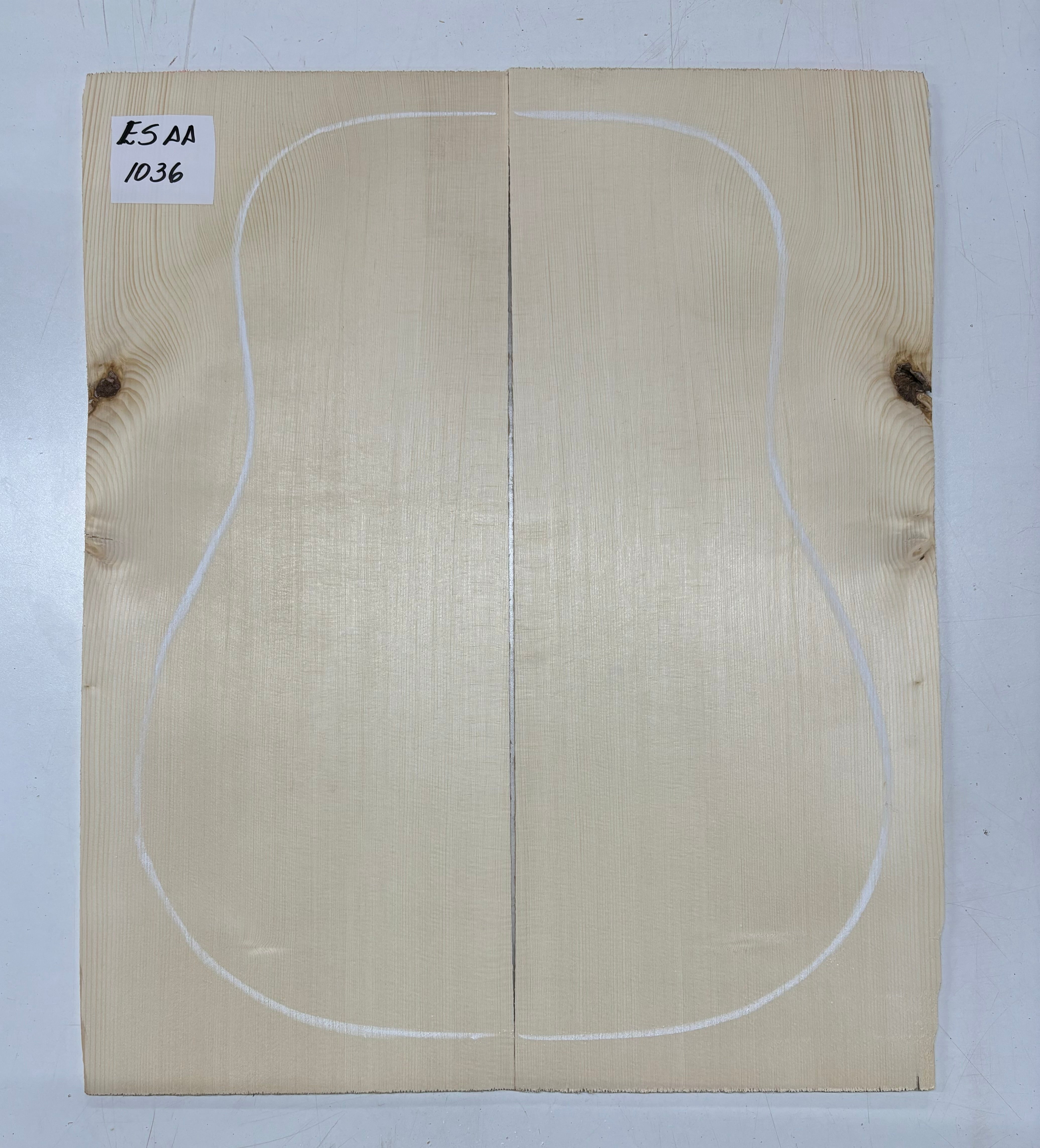 Engelmann Spruce Bookmatched Guitar Top For Dreadnought Guitars ES AA ...