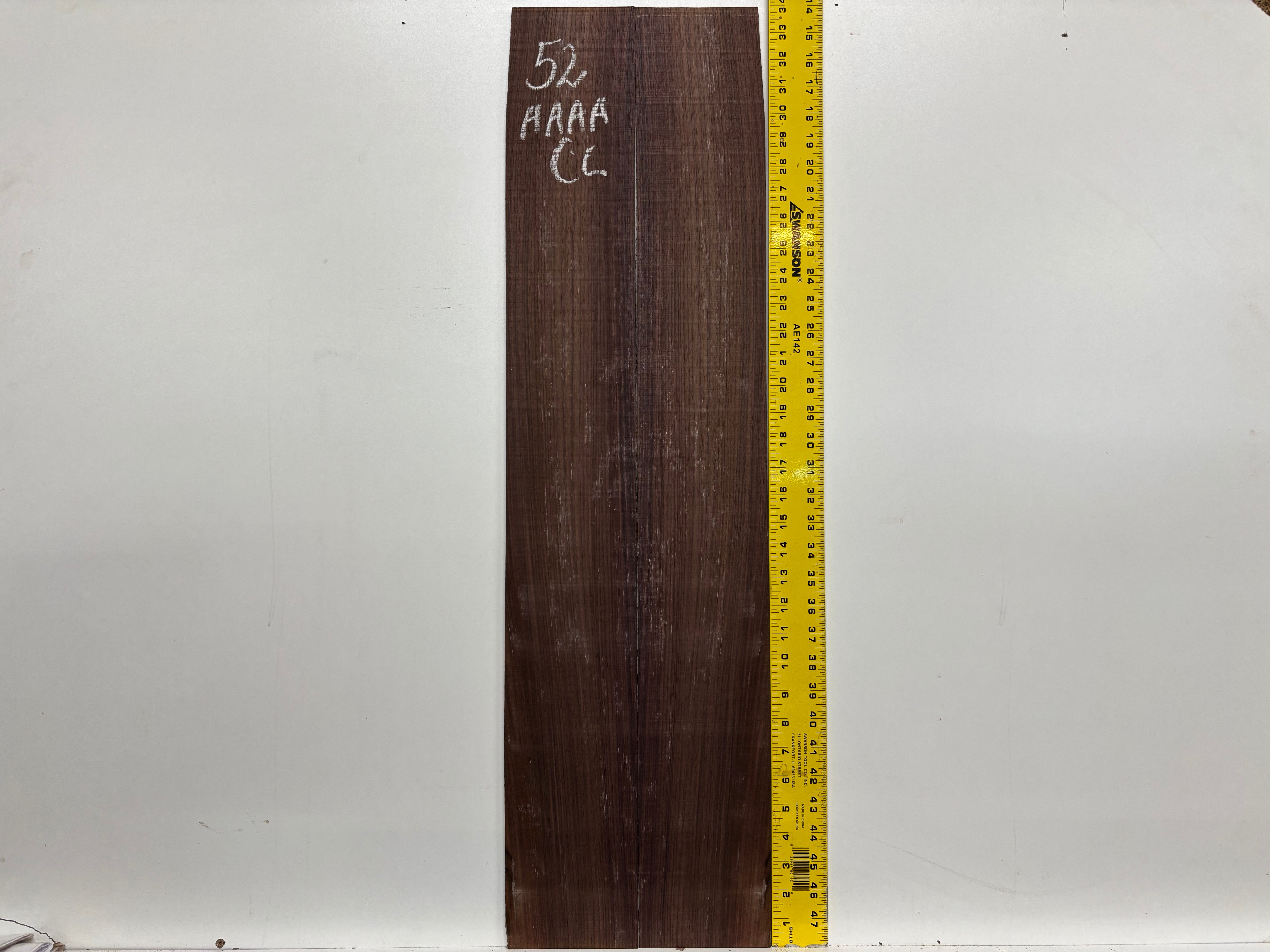 East Indian Rosewood Classical Guitar Side Set – AAAA Grade #52 ...