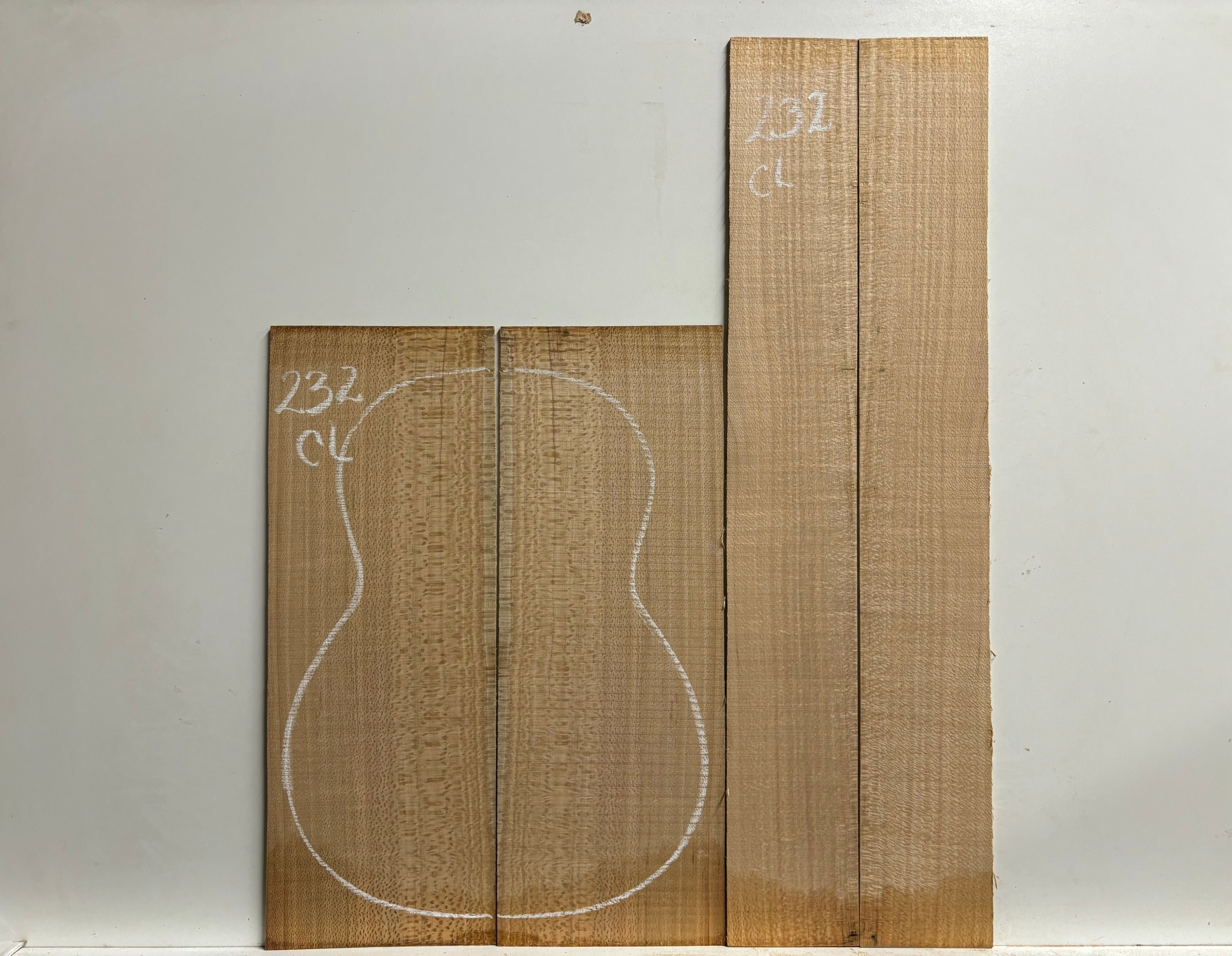 Lacewood Classical Guitar Back & Side Set #232 – Exotic Wood Zone