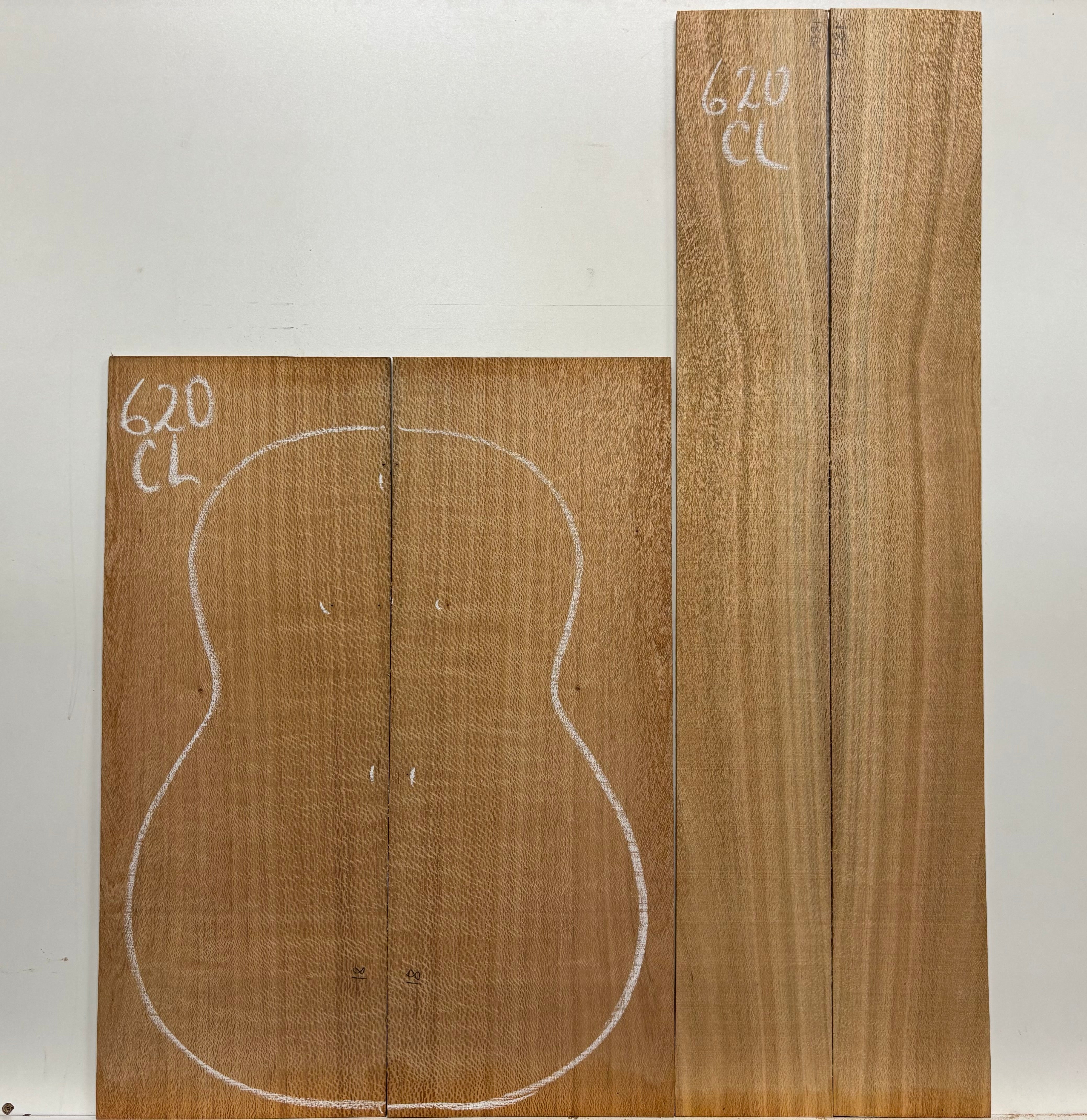Lacewood Classical Guitar Back & Side Set- BC Grade #620 – Exotic Wood Zone
