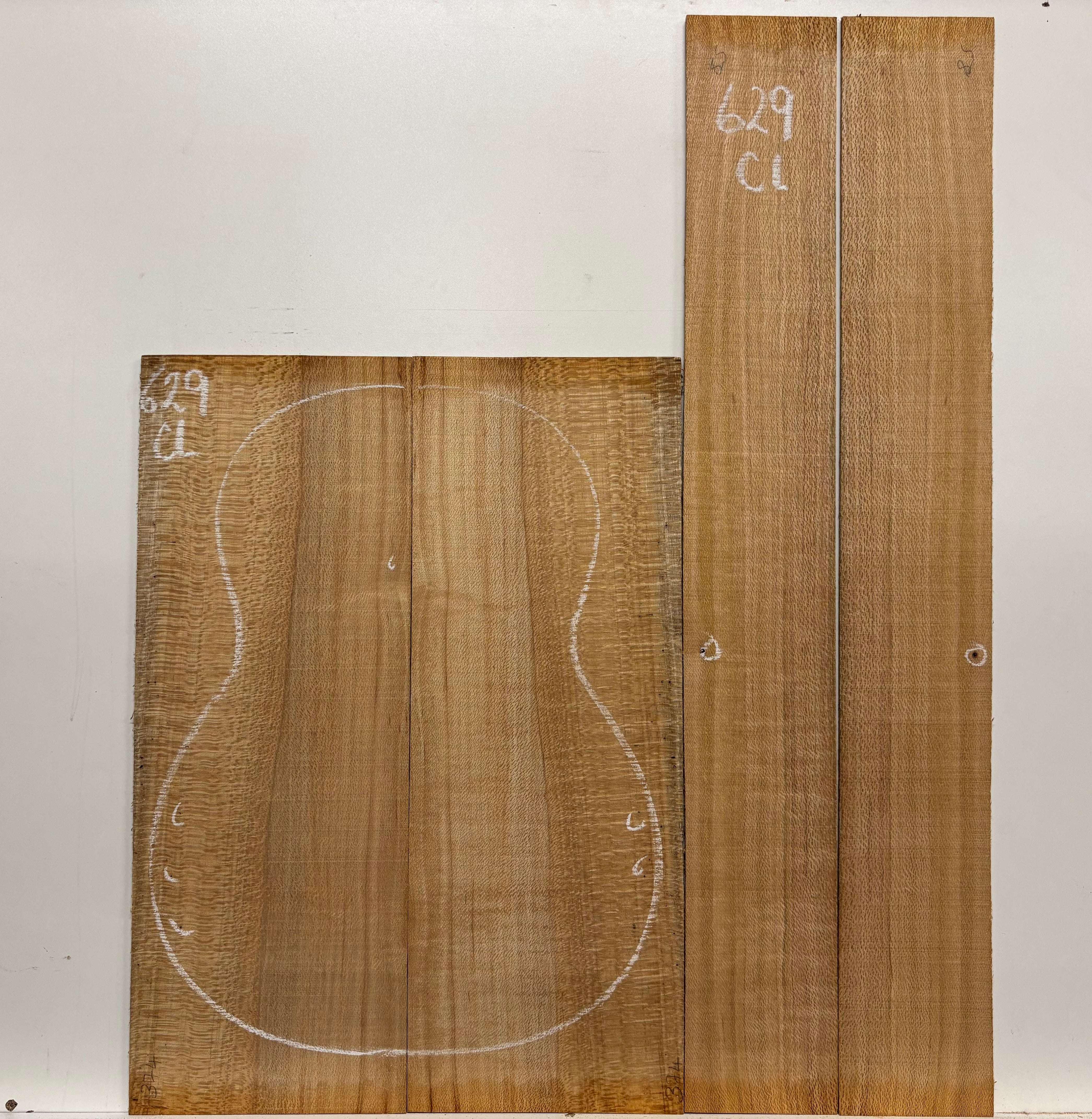 Lacewood Classical Guitar Back & Side Set- BC Grade #629 – Exotic Wood Zone