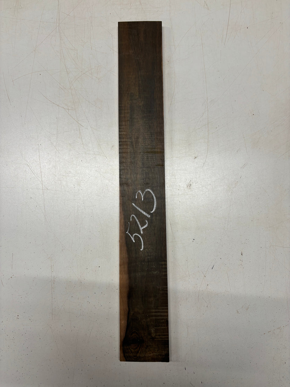 1 Piece, Malaysian Blackwood Fingerboard Blank 21-1/2"x3"x3/8"#5213 ...