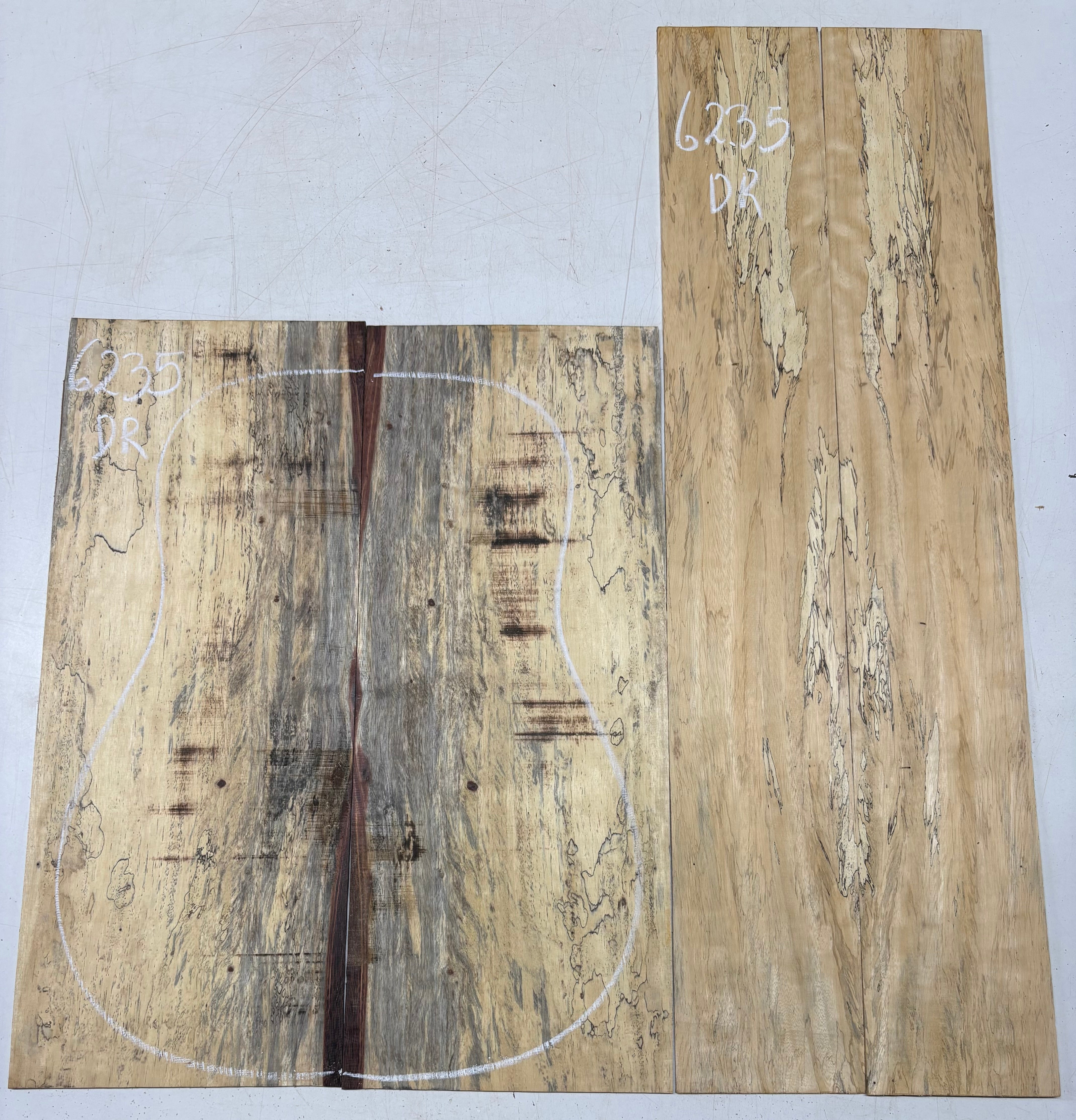 Royal Red Tamarind Dreadnought Back And Side Set #6235 – Exotic Wood Zone