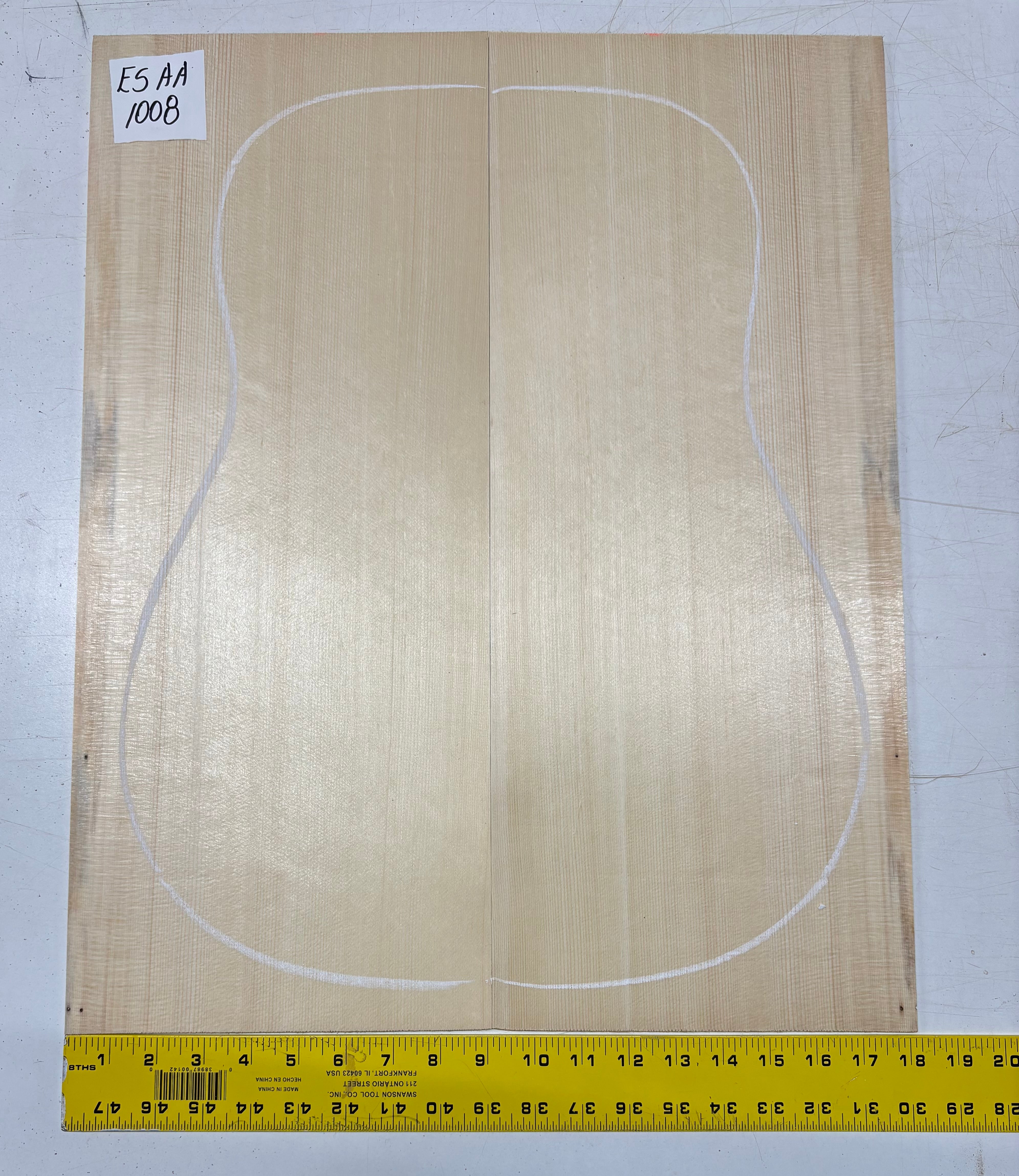 Engelmann Spruce Bookmatched Guitar Top For Dreadnought Guitars ES AA ...