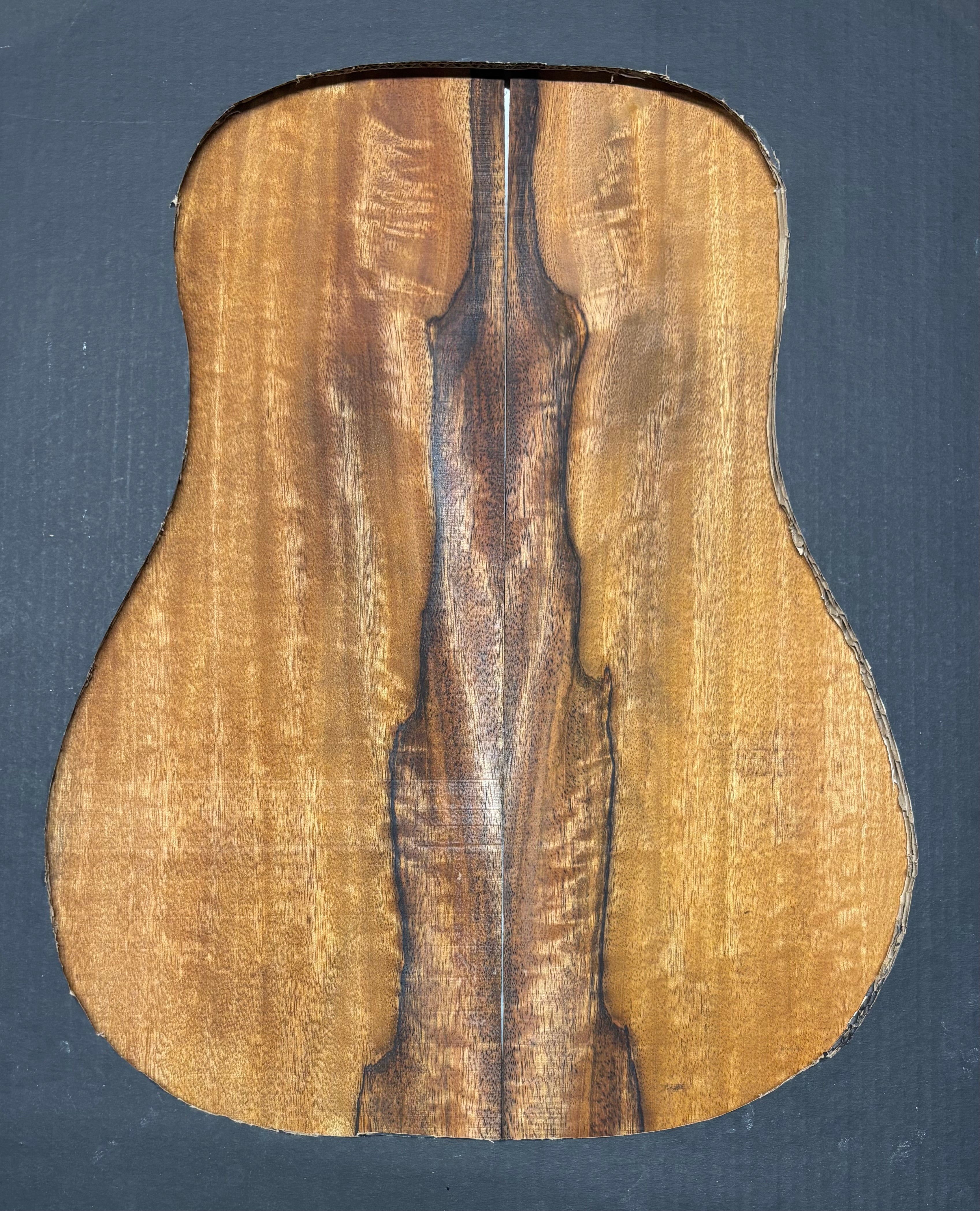 Chocolate Mango Dreadnought Guitar Back Set #02 – Exotic Wood Zone