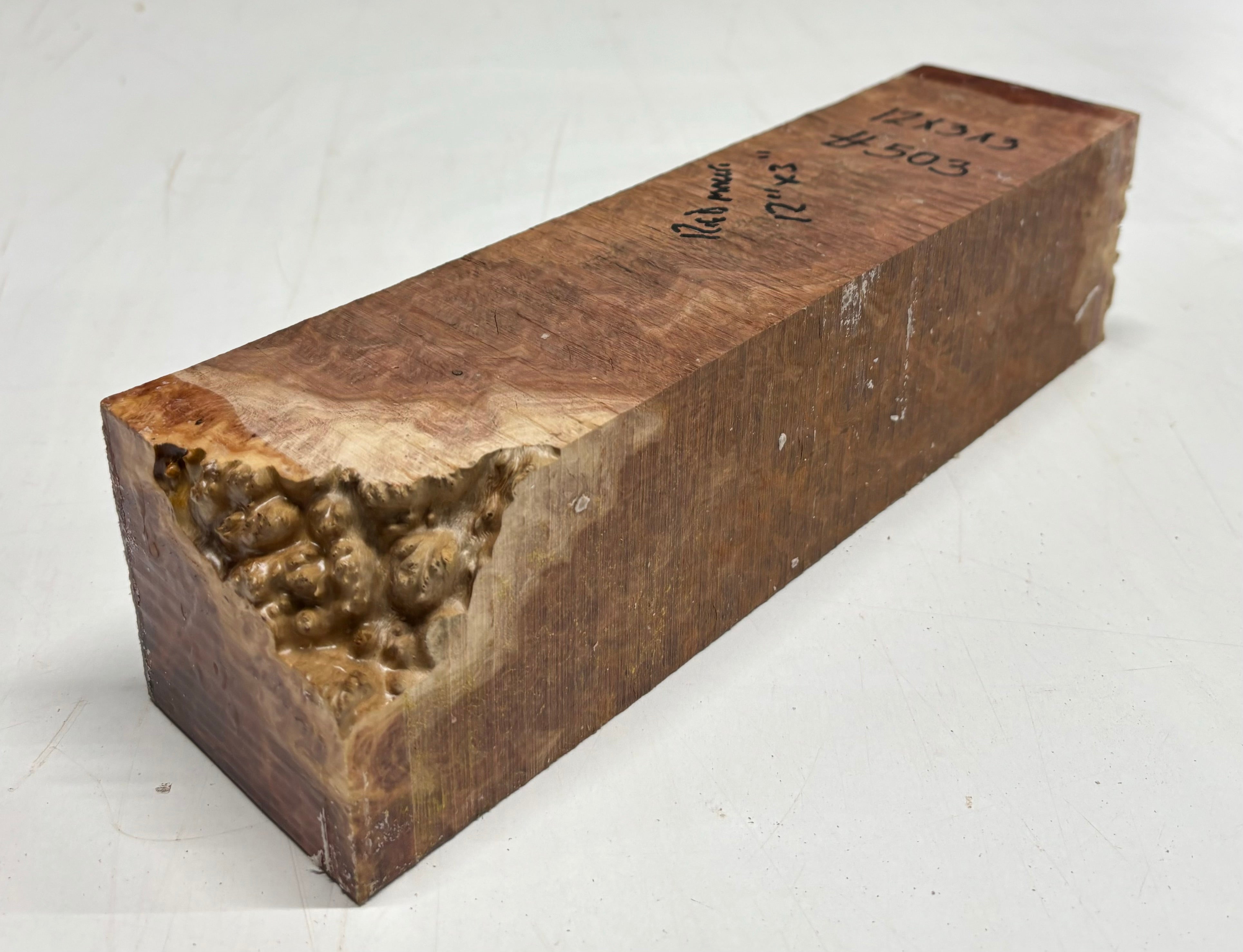 Australian Red Mallee Pepper Mill Blank 12" x 3" x 3" #503 – Exotic ...