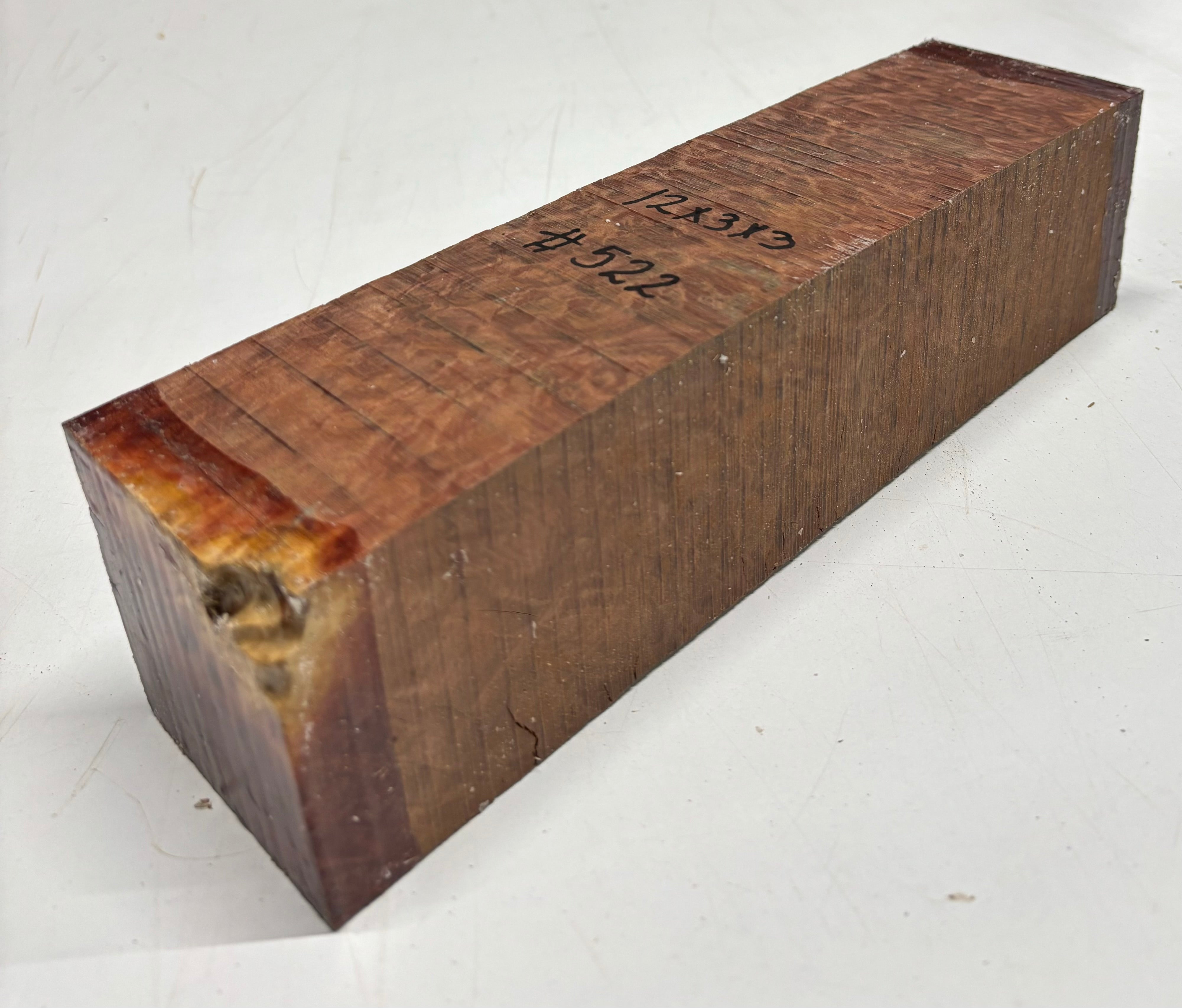 Australian Red Mallee Pepper Mill Blank 12" x 3" x 3" #522 – Exotic ...