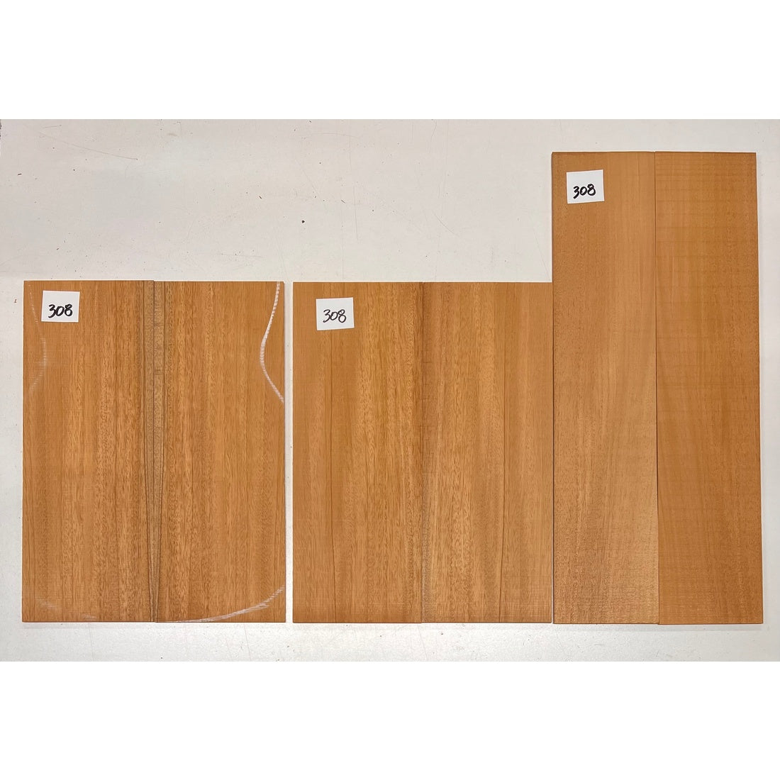 Fijian Mahogany Baritone Guitar Back & Side Sets + Top Sets #308 ...