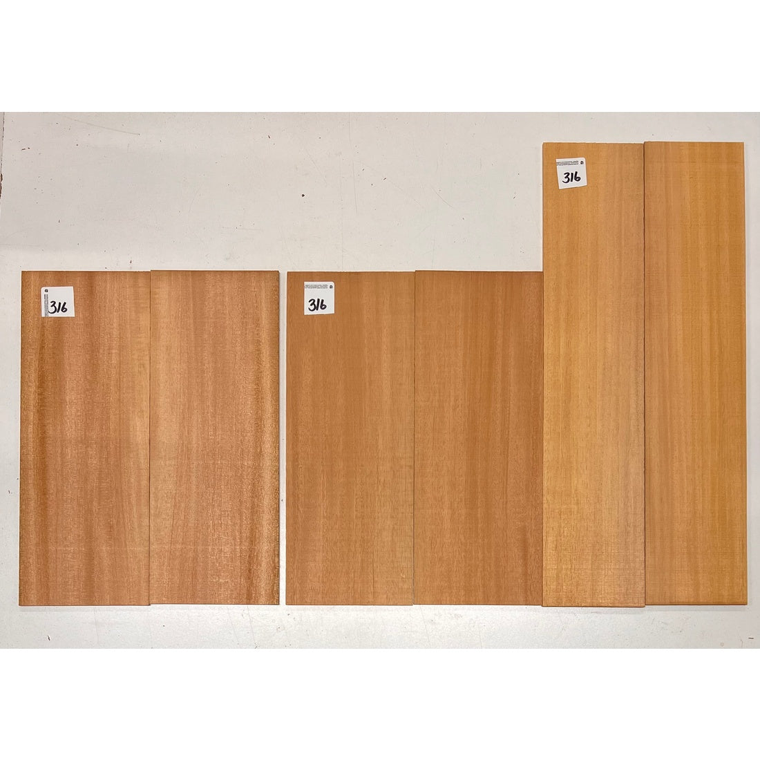 Fijian Mahogany Baritone Guitar Back & Side Sets + Top Sets #316 ...