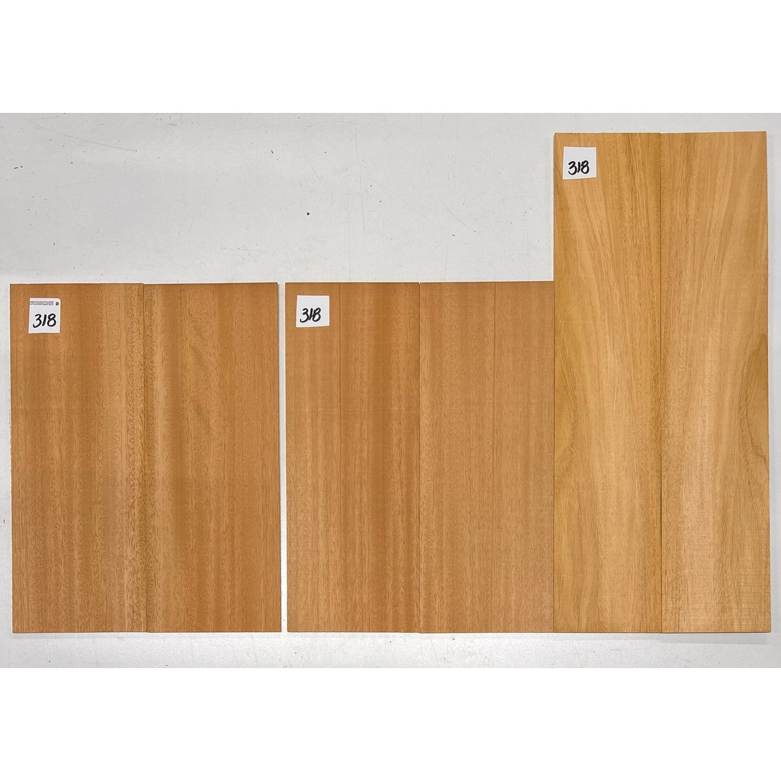 Fijian Mahogany Baritone Guitar Back & Side Sets + Top Sets #318 ...