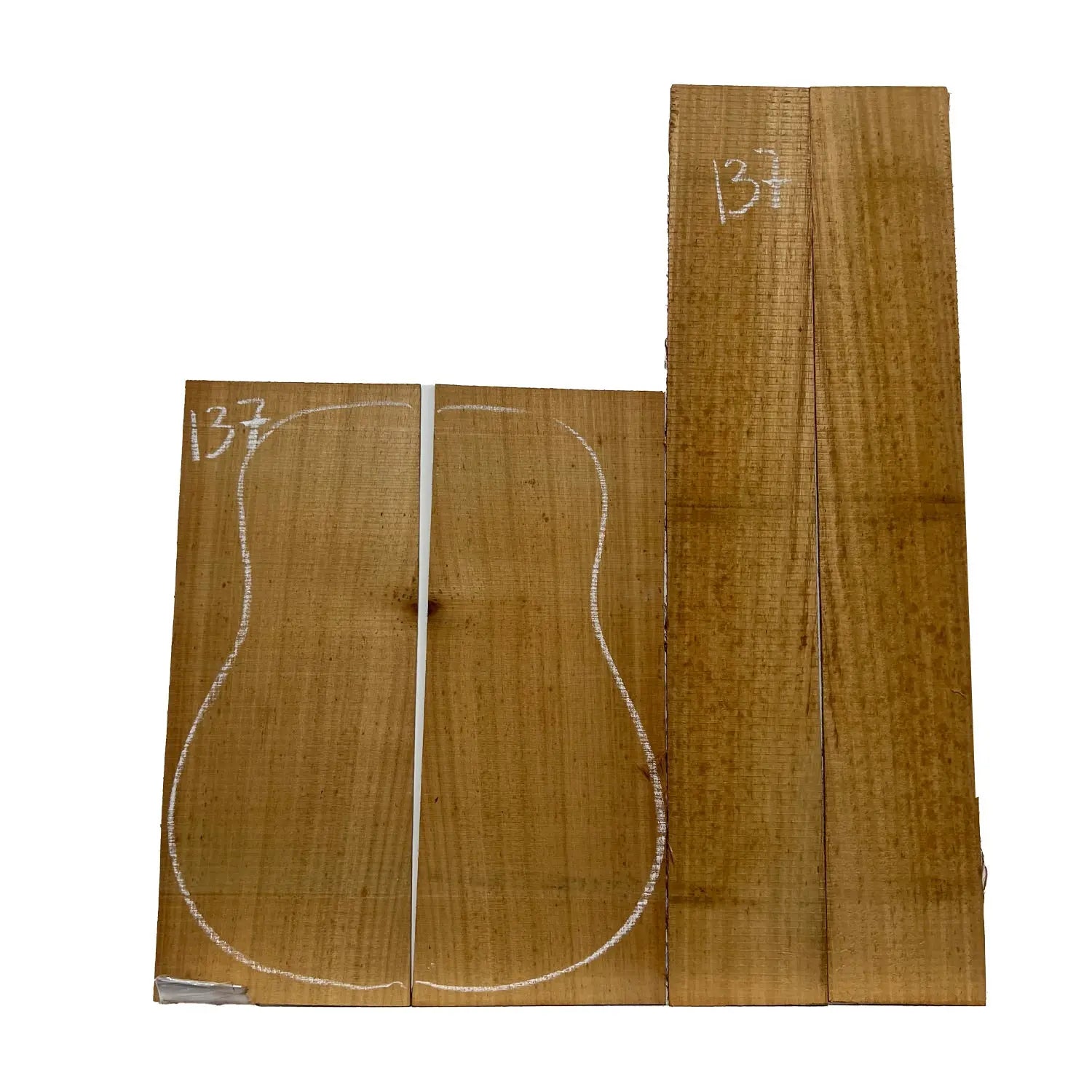 Acacia Classical Guitar Back & Side Set #137 - Exotic Wood Zone ...