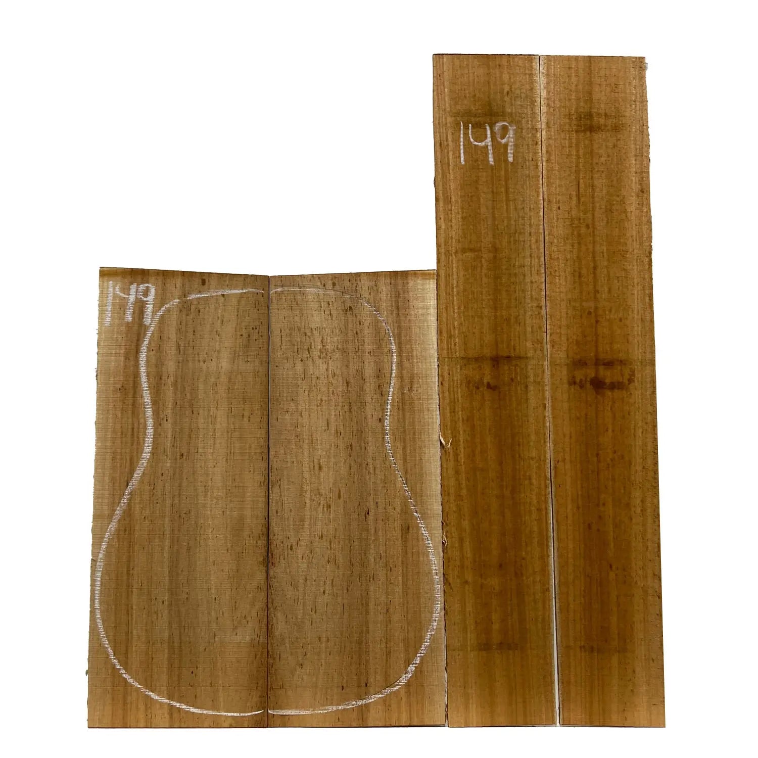 Acacia Classical Guitar Back & Side Set #149 - Exotic Wood Zone ...