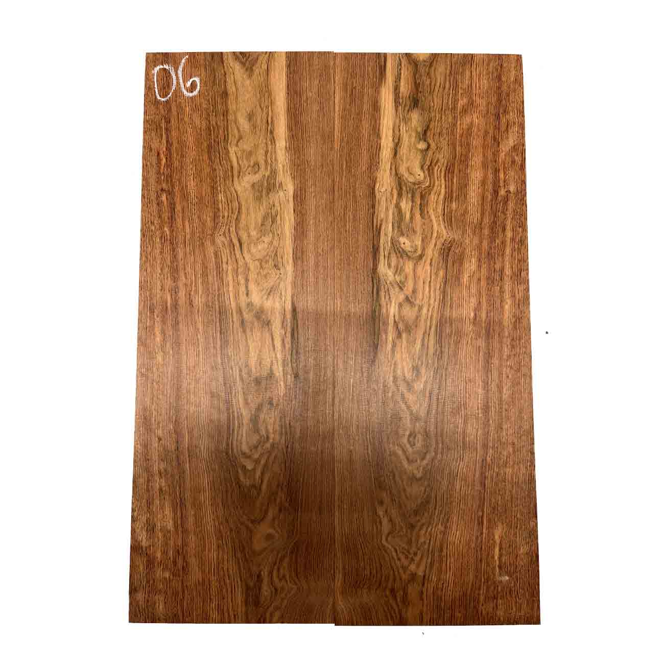 Chechen/Caribbean Rosewood Bookmatched Guitar Drop Tops 21" x 7" x ...