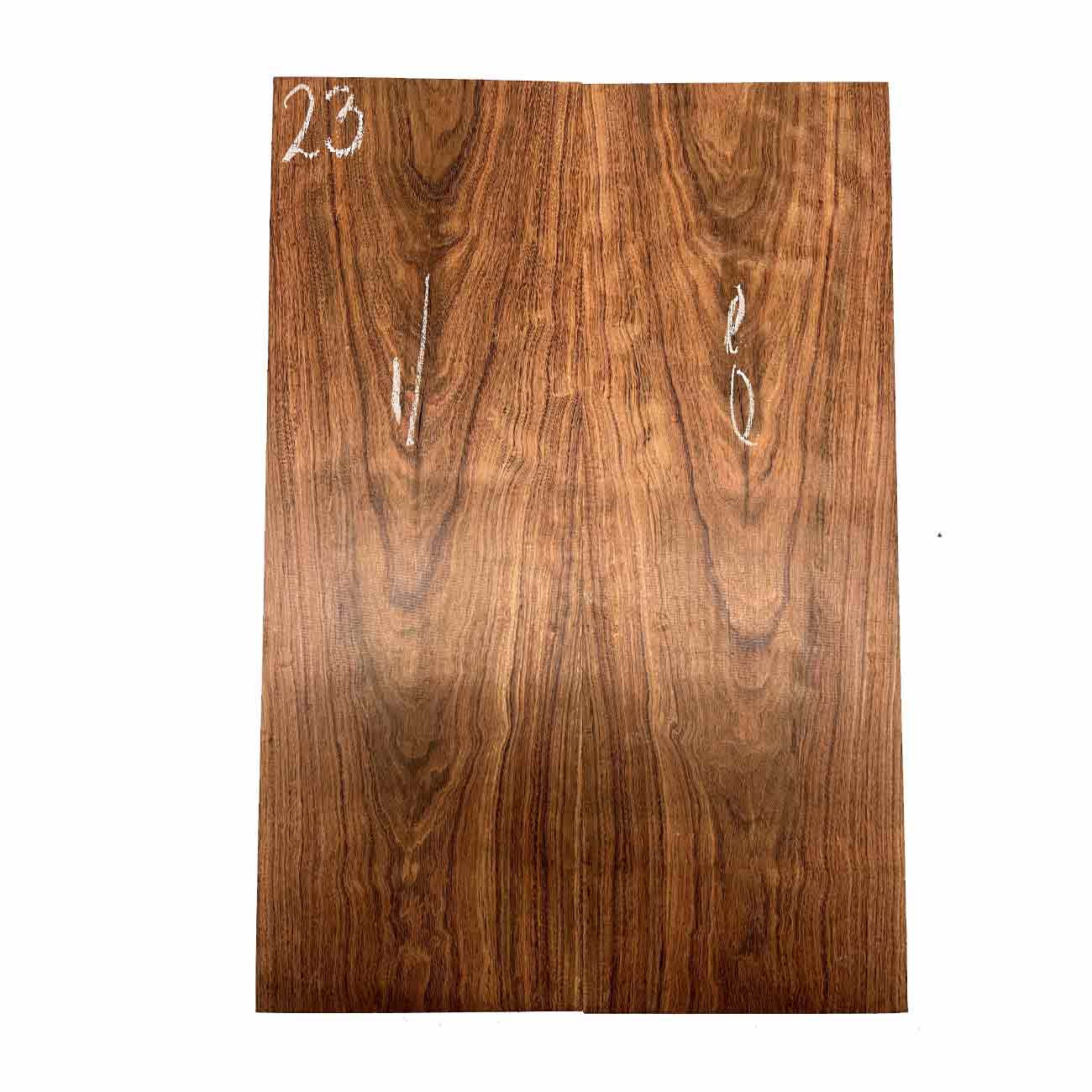 Chechen/Caribbean Rosewood Bookmatched Guitar Drop Tops 21" x 7" x ...