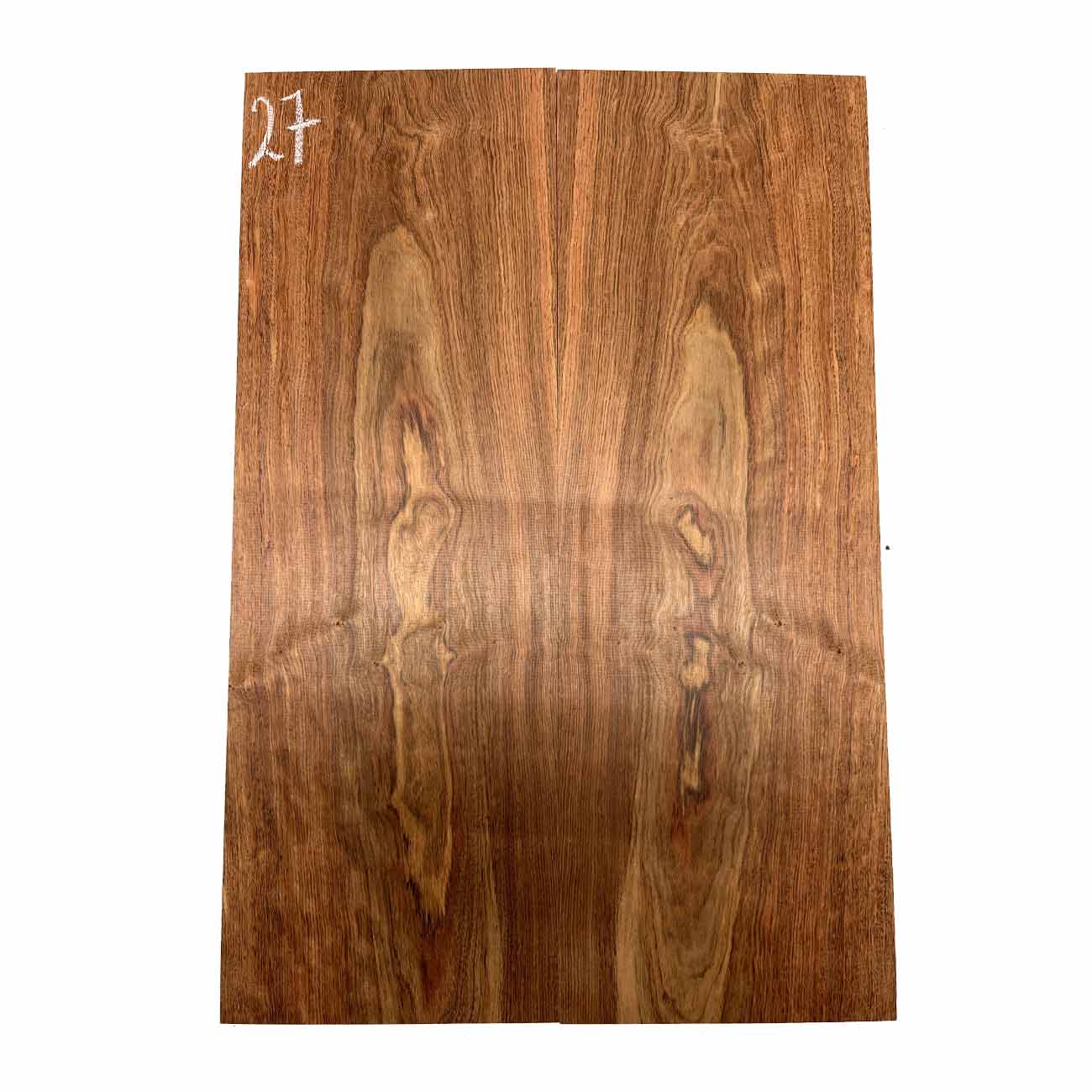 Chechen/Caribbean Rosewood Bookmatched Guitar Drop Tops 21" x 7" x 3/8 ...