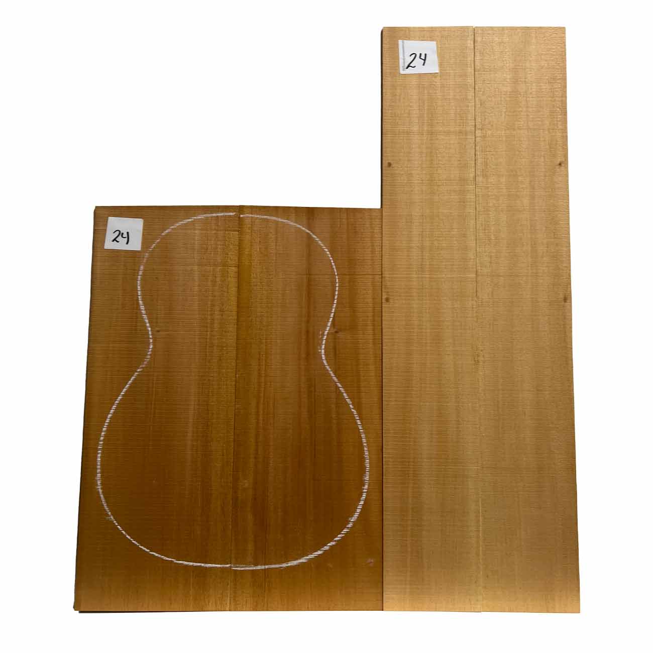 Fijian Mahogany Classical Guitar Back & Side Set #24 - Exotic Wood ...