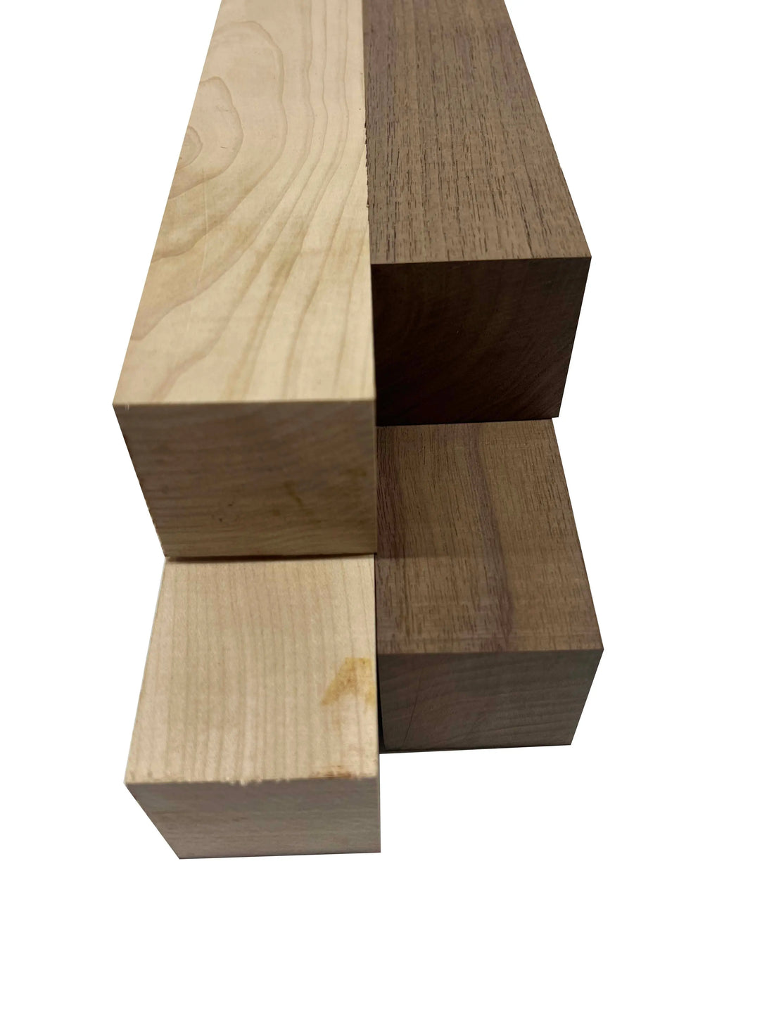 Pack Of 4 , Turning Blanks 2" x 2" | 8/4 Black walnut lumber|Hard Maple ...